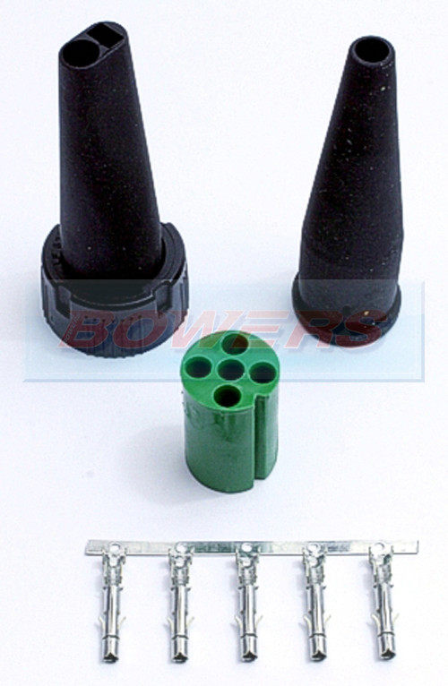 ASPOCK GREEN 5 PIN LIGHT CONNECTOR PLUG FOR IFOR WILLIAMS BRIAN JAMES ...