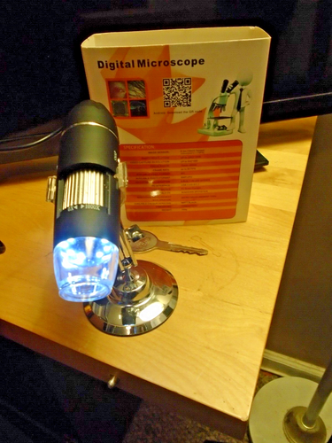 50X-1000X 8 LED Digital Microscope Camera w Stand - USB/Android C ...