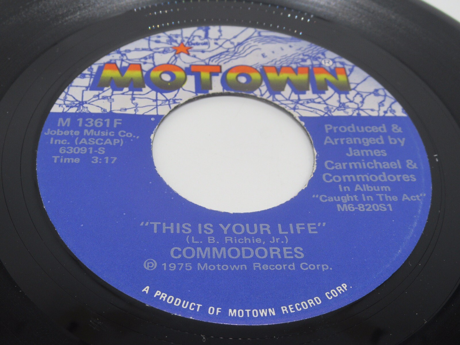 Commodores This Is Your Life / Look What You've Done To Me 1975 Motown ...