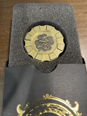 Hitex Gear Starlingear TI Irish Gangster Poker Chip USA rare EDC Gold ...