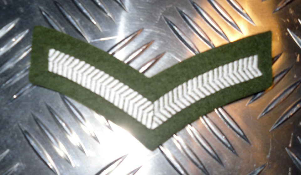 Genuine British Army No2 Rank Stripe / Chevron / Badge / Patch Lance ...