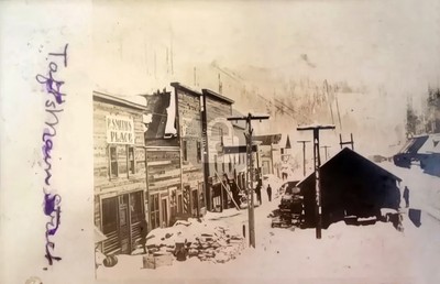 Street View Taft Montana Mt Swanson Bros Saloon 1910s RPPC Photo ...
