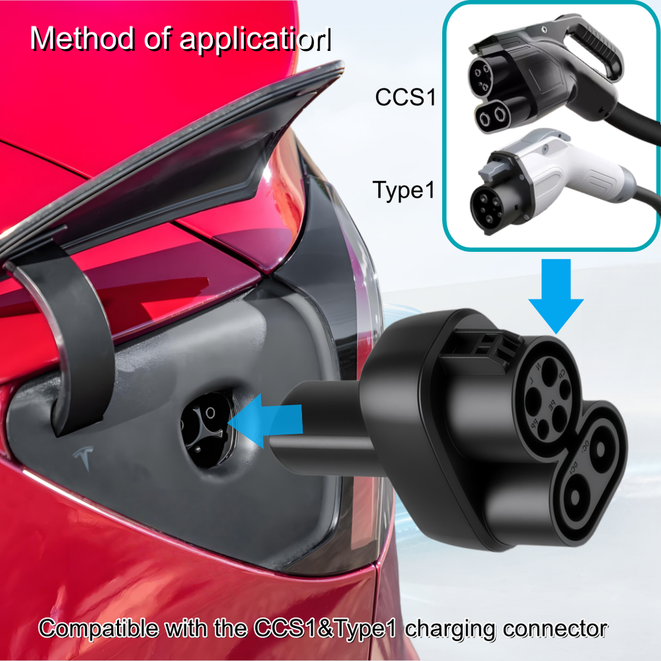 CCS1 to Cybertruck 400A EV Charger Adapter Electric Vehicle Adapter ...