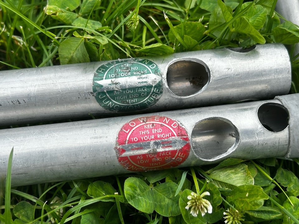 RARE Vintage Eureka Sail Craft Draw Tight 4 Person Canvas Tent w ...