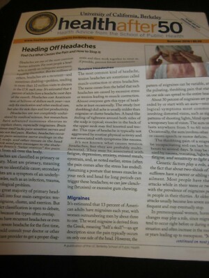 University of California Berkeley Health After 50 Newsletter Summer ...