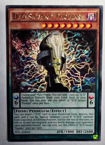 D/D Savant Thomas Rare | TDIL-EN010 | Rare NM 1st Ed | Yugioh | eBay