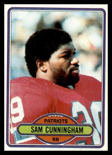 1980 Topps Sam Cunningham #119 New England Patriots | eBay