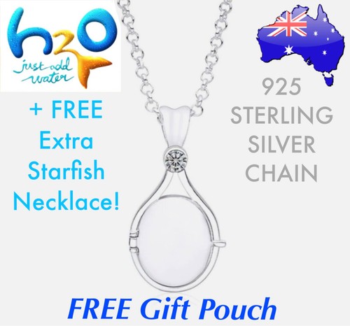 H2O Just Add Water Emma Mermaid Locket Pendant 925 Sterling Silver ...