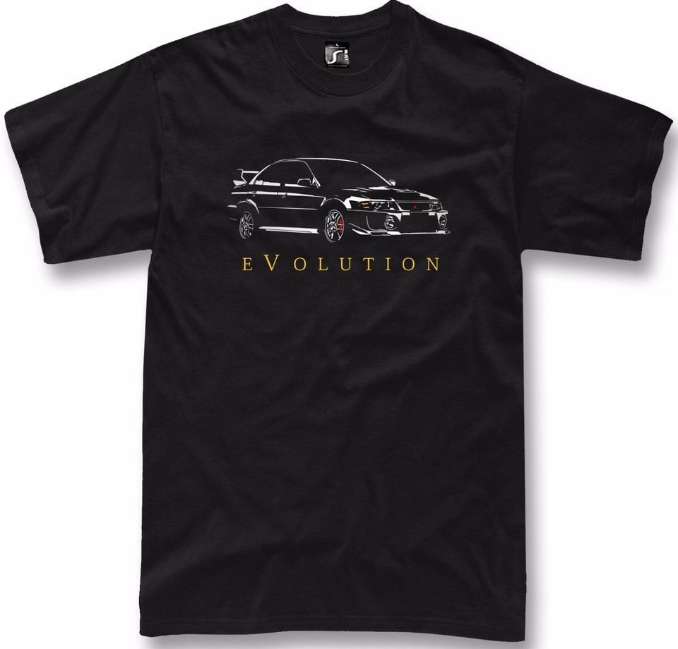T-shirt design for mitsubishi Evo V fans jdm evolution 5 tshirt | eBay