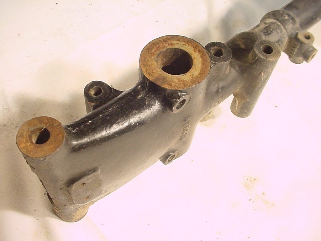 1956 MATCHLESS AJS G9 G11 FRONT FRAME SECTION PART # A45510 GOOD MOUNTS ...