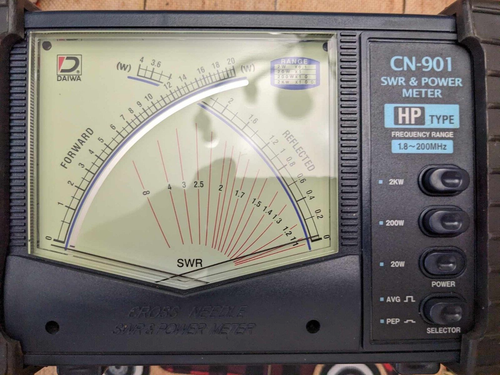 DAIWA CN901 CB RADIO SWR WATT 20/200/2kW AVG/TRUE PEAK, PARTS ONLY ...