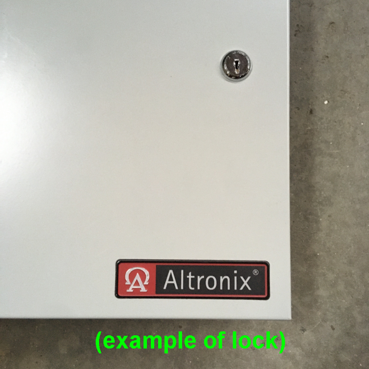 (2) Altronix Key Power Supply Alarm Access Control Enclosure Cabinet ...