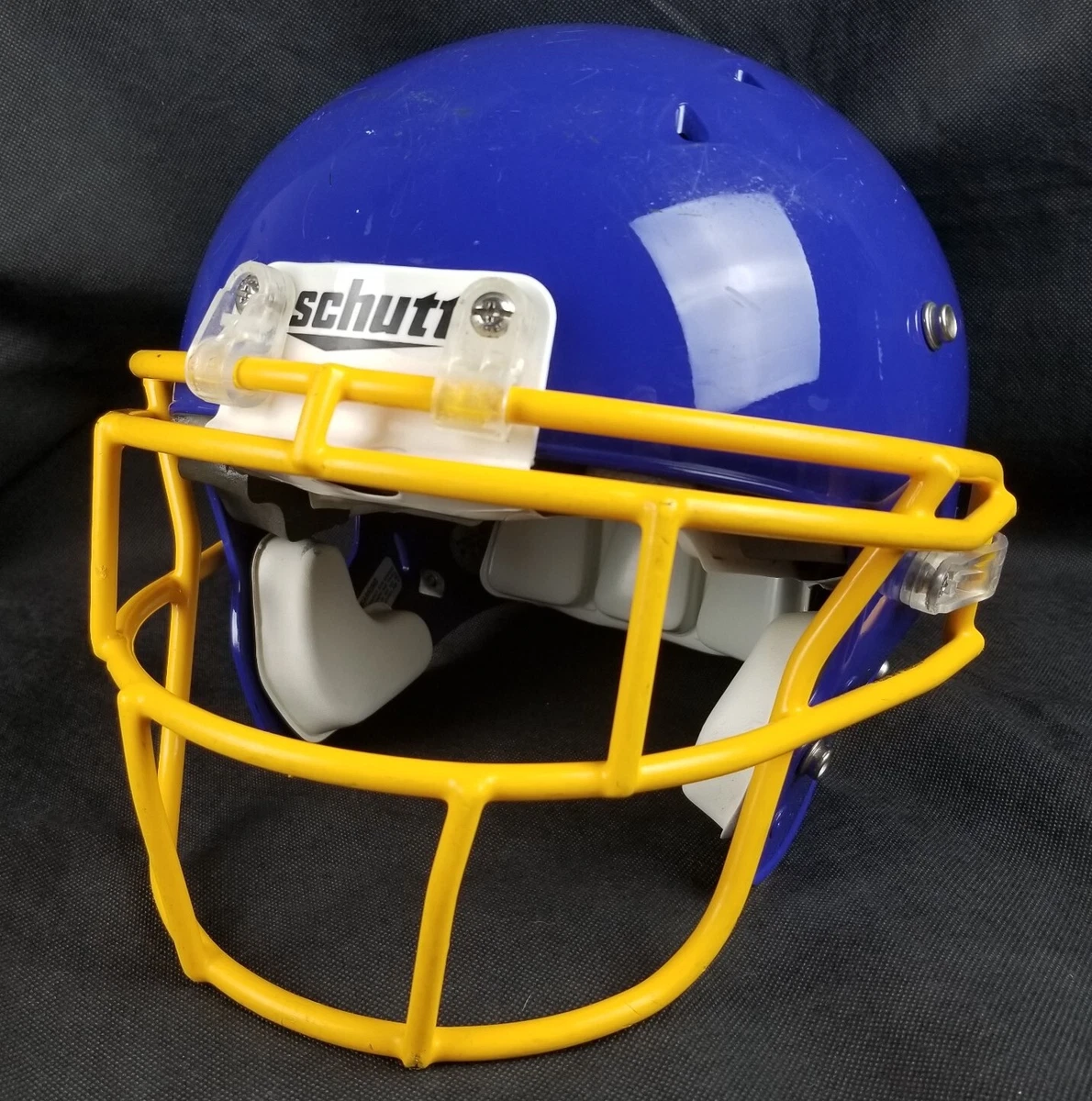 Matte Blue Football Helmet