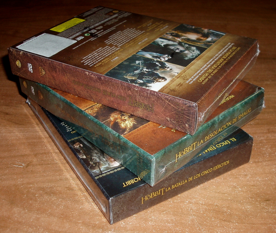 The Hobbit The Trilogy (The Hobbit) Extended Edition 15 DVD New Sealed ...
