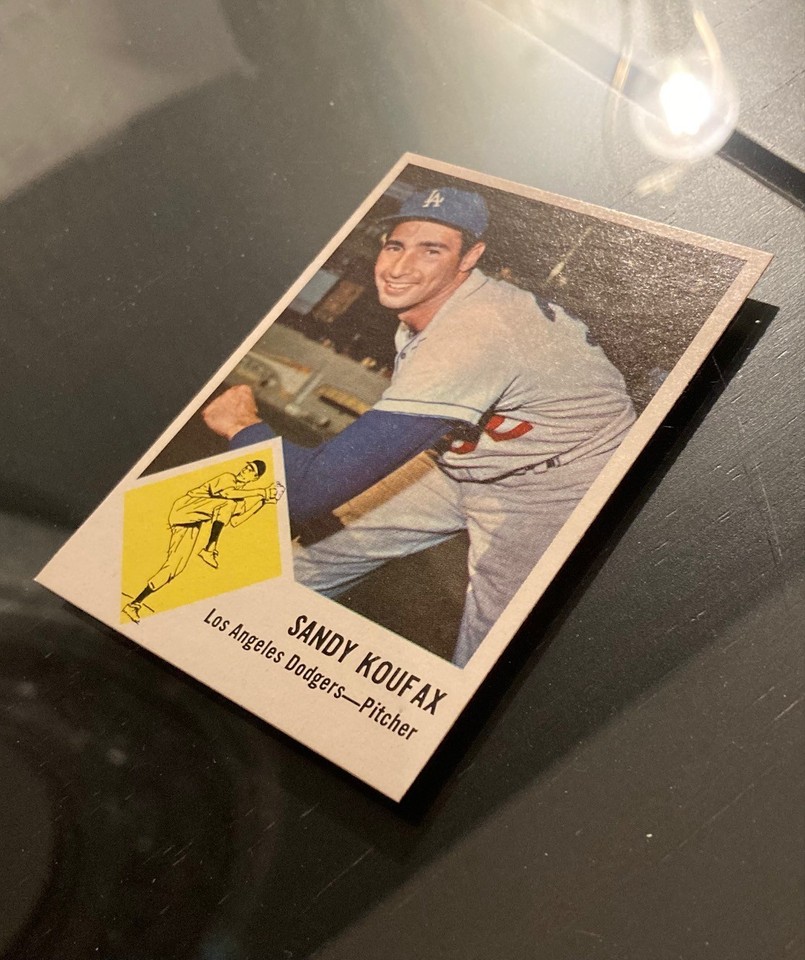 1963 Fleer #42 Sandy Koufax NMMT/NM!* PACK FRESH! STRONG CENTERING ...