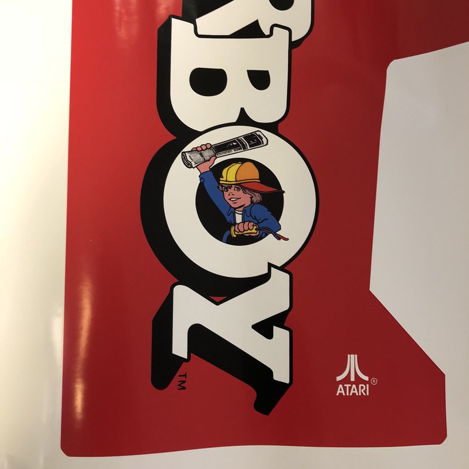 Paperboy Custom Side Art - Arcade Video Game - Atari System 1 Dedicated ...