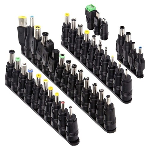 Latest 41pcs Universal DC5521 5525 Plugs Power Converter Adapters for ...