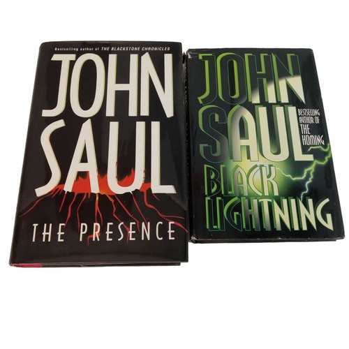 John Saul Book Lot of 2 Vintage Hardcovers with Dust Jackets Horror ...