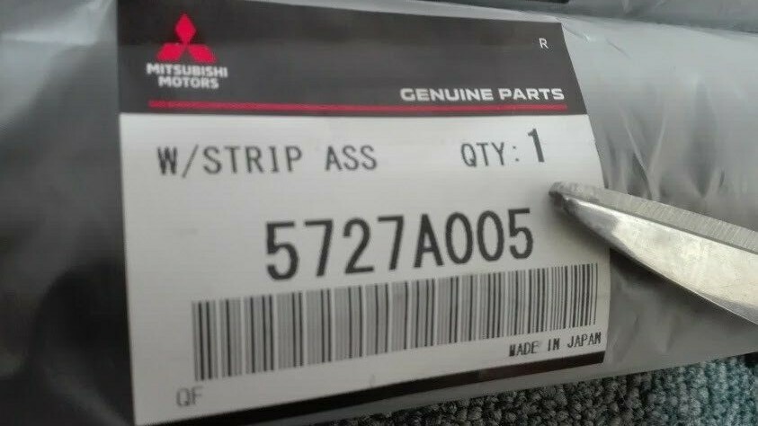 Mitsubishi Genuine OEM Window Belt Line Molding Set Door Trim Lancer 08 ...