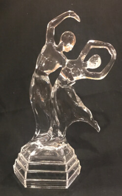 Glass Figurine Dancers Dancing Ballerina Crystal Statue Salsa Tango | eBay