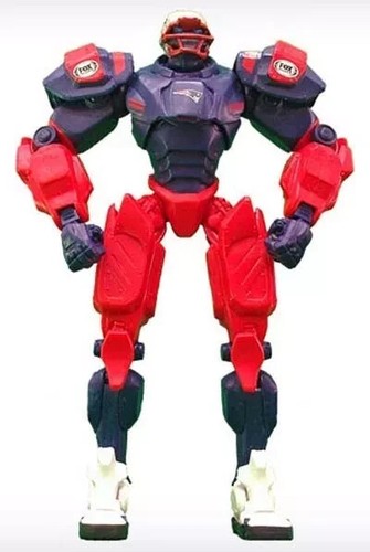 NFL New England Patriots Team Cleatus FOX Robot Action Figure 10" V2.0 ...