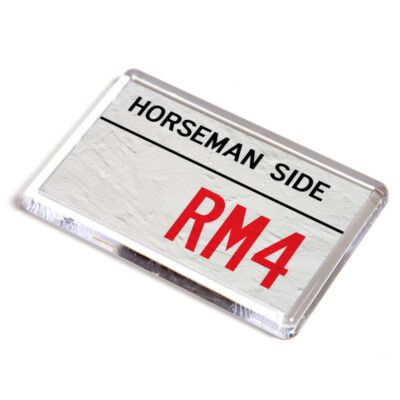 FRIDGE MAGNET - Horseman Side RM4 - UK Postcode | eBay UK