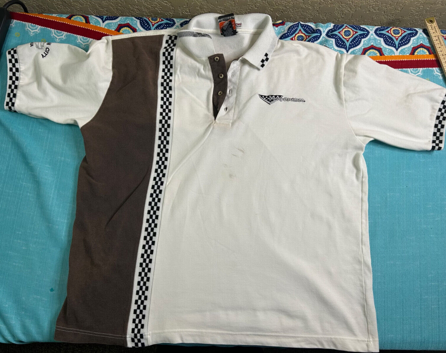 Harley Davidson Polo Shirt Speed Zone Race Gear Size … - Gem