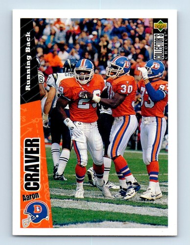 1996 Collector's Choice Aaron Craver Denver Broncos #87 | eBay