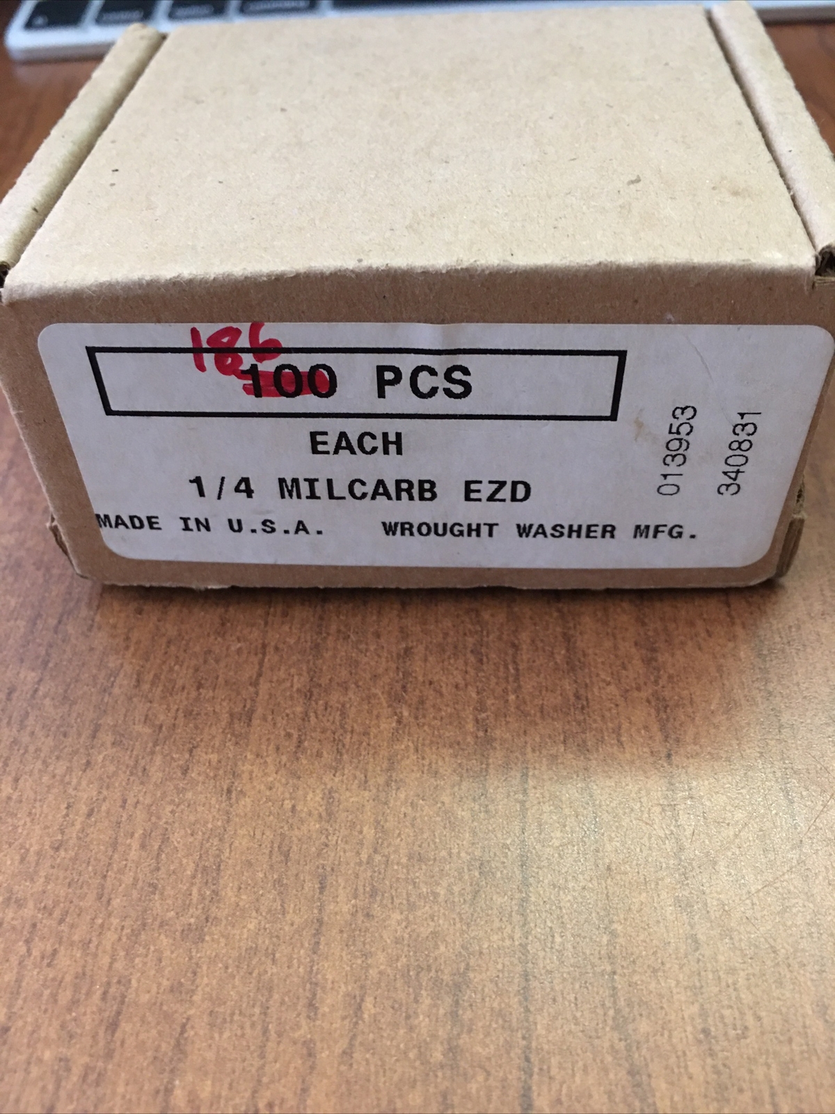 Wrought Washer, 1/4" MILCARB EZD 013953, 690426 (PACK OF 186) | eBay