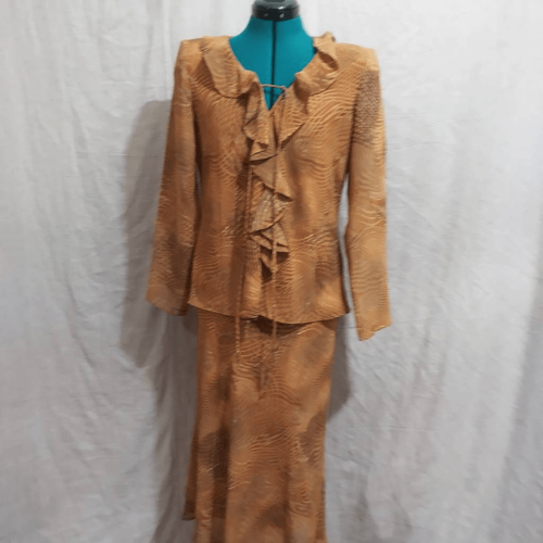 Secret U.S.A vintage two piece ruffle suit set sz M 1385 | eBay