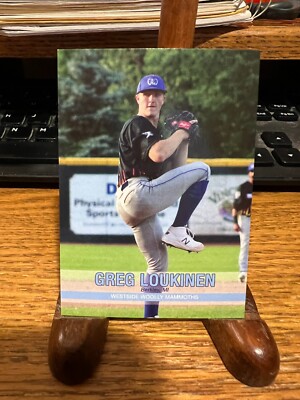 2021 USPBL Baseball Card Greg Loukinen Westside Woolly Mammoths | eBay