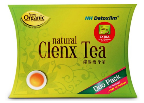 2 X NH Natural Clenx Tea Detoxlim 50'S Weight Loss Herbs detox slimming ...