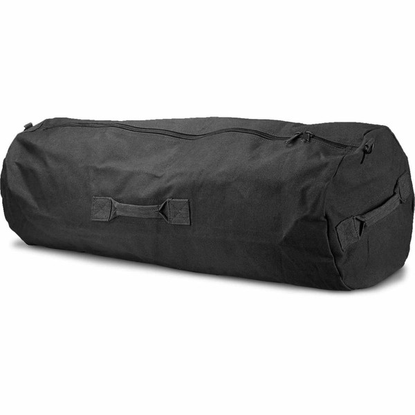 Texsport Canvas Duffel Bag 25wx42lx25d 10400 Black for sale online | eBay