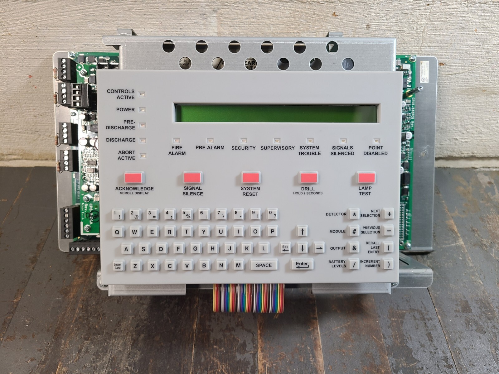 NOTIFIER NFS-320 WITH CPS-24 POWER SUPPLY AND KDM-R2 KEYPAD DISPLAY ...