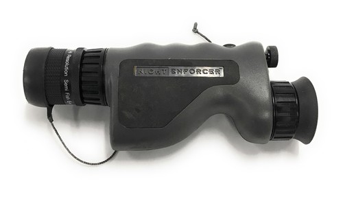 ITT Night Enforcer Gen 2 Night Vision Monocular w/ Semi Fish Eye 0.42x ...