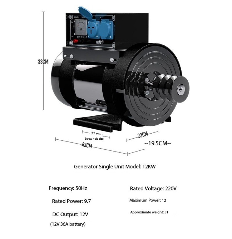 Diesel Generator Sets 3KW 5KW 6/10KW 8 Single-Phase Three-Phase Small ...