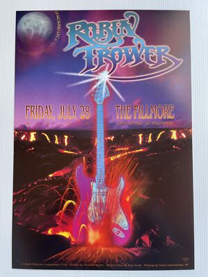 Robin Trower Concert Poster San Francisco 2006 F-795 The Fillmore | eBay
