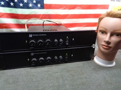 ESTATE* PAIR OF RACK MOUNT AMPS PRECISION ELECTRONICS MICRO 30-XLR ~YOU ...