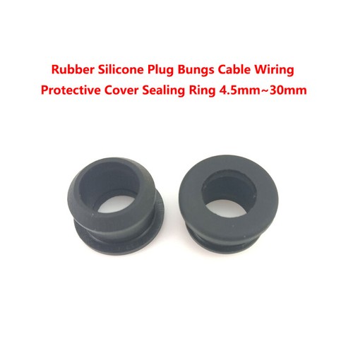 Rubber Silicone Plug Bungs Cable Wiring Protective Cover Sealing Ring 4 ...