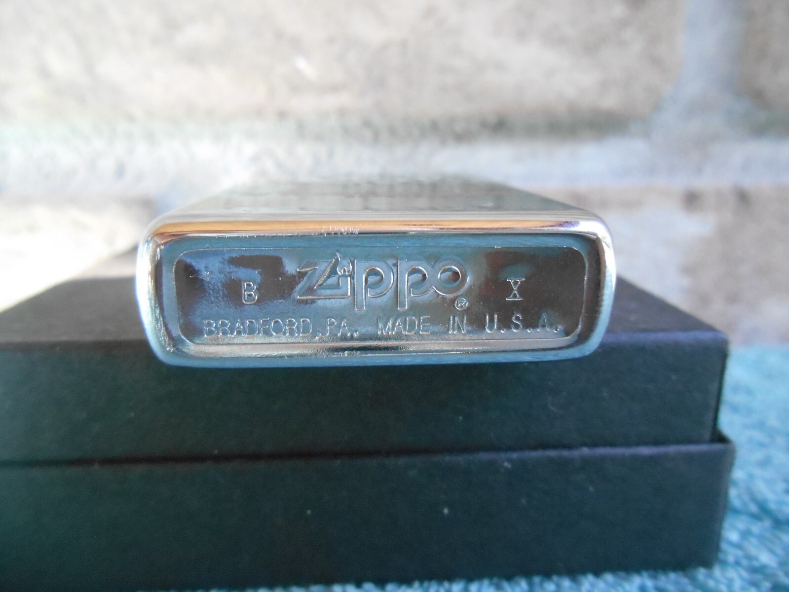 RARE VINTAGE ZIPPO 1994 B-X CHROME CIGARETTE LIGHTER TALLADEGA SUPER ...