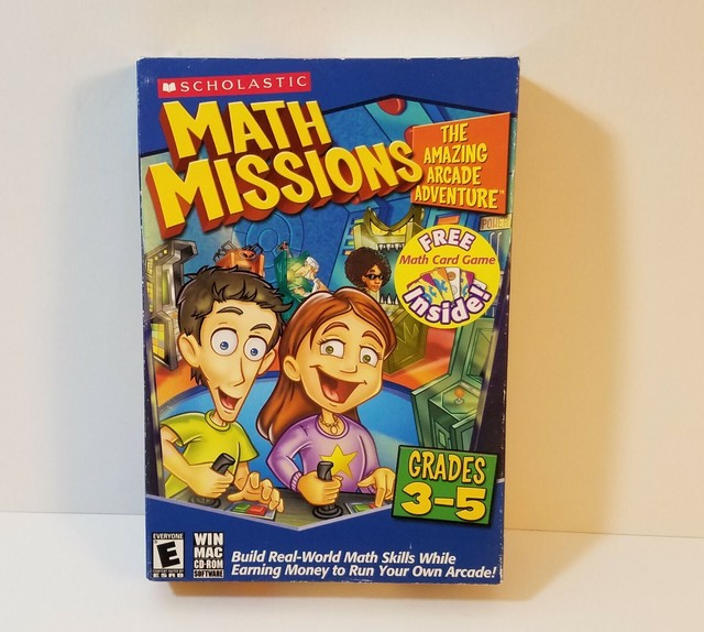 Math Missions The Amazing Arcade Adventure PC CD-Rom Windows Mac 2003 ...