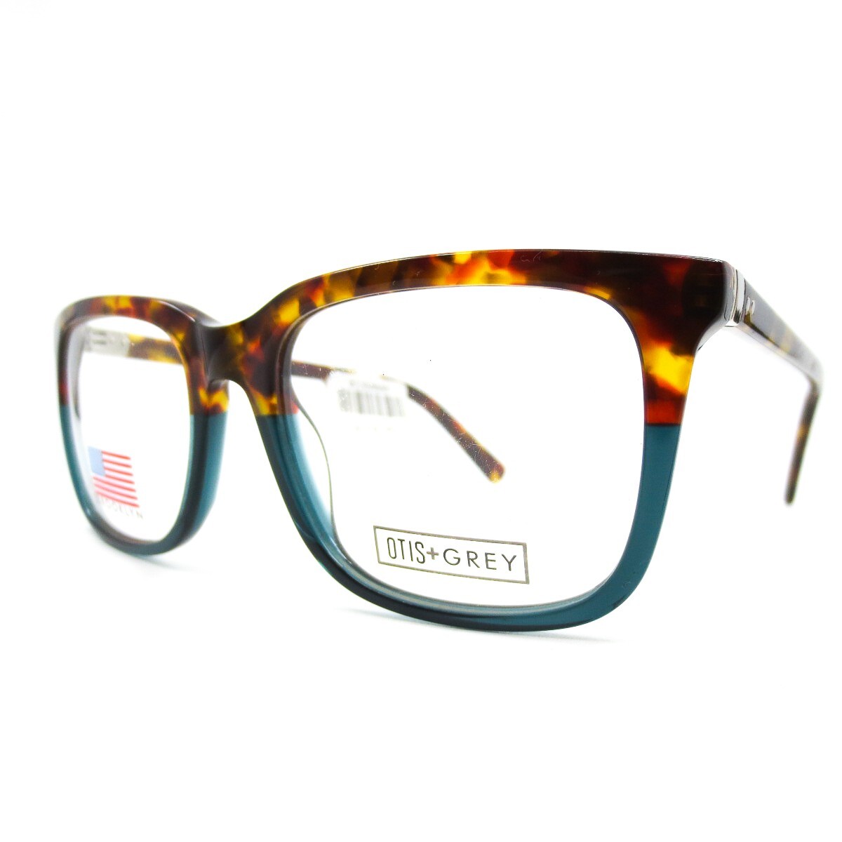 Otis+Grey Brooklyn Eyeglasses Frames OG US 20205 Tortoise Green 54-19 ...