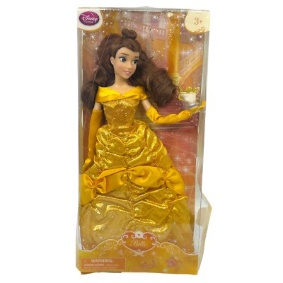 Disney Store Beauty & The Beast Princess Belle & Chip 12" Doll Tot ...