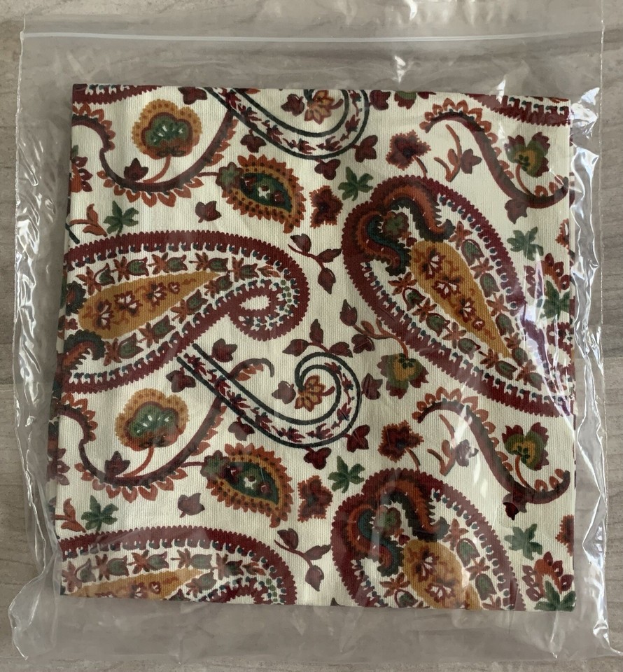 Longaberger Single Napkin Chelsea Paisley Fabric-NEW!!! | eBay