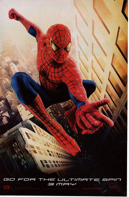 2002 Marvel SPIDERMAN Movie MAY 3rd Promo PRINT AD WALL ART - TOBEY ...