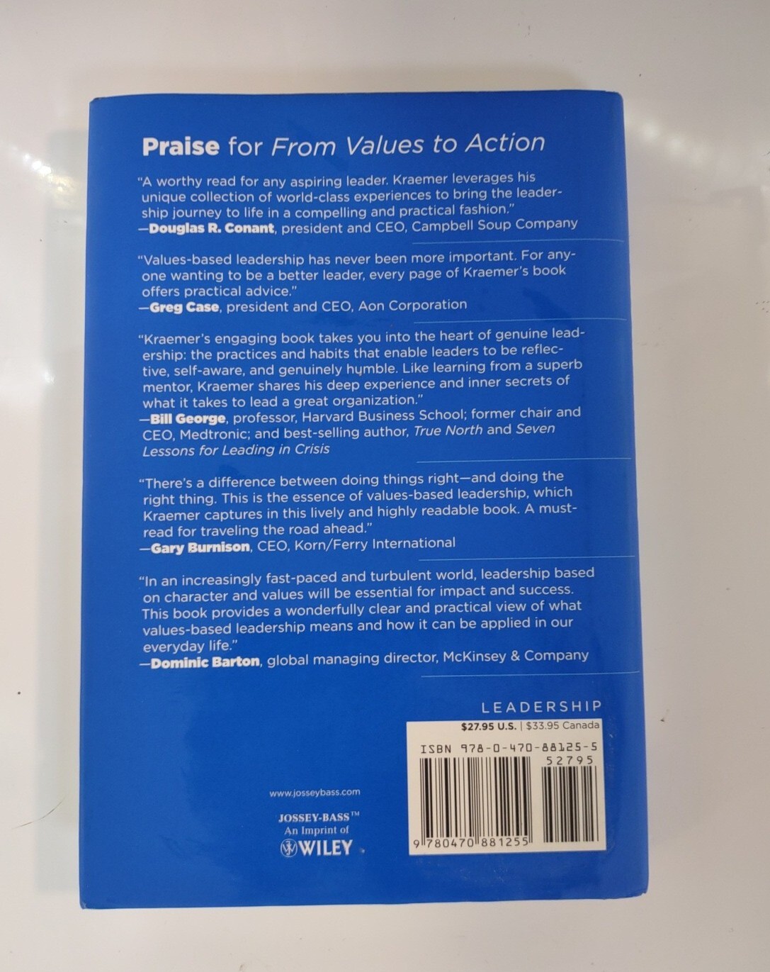 From Values to Action: the Four Principles of Values-Based Leadership ...