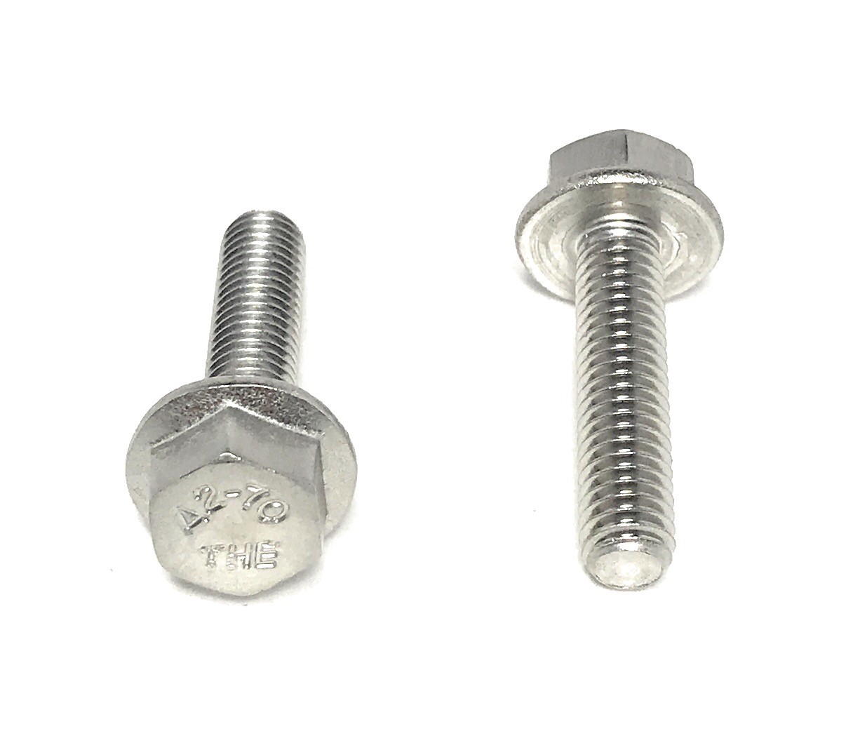 (25) M6 x 1.00 x 25 Stainless Steel DIN6921 A2 Hex Flange Bolts M6x25mm ...