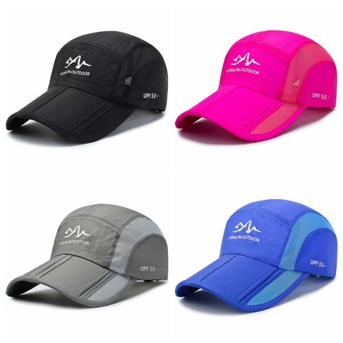 Foldable Baseball Mesh Caps Quick Dry Running Cap Climbing Hats Summer ...