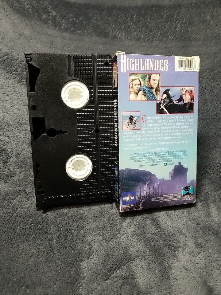 Highlander (VHS, 1993) Christopher Lambert Sean Connery 17153589238 | eBay