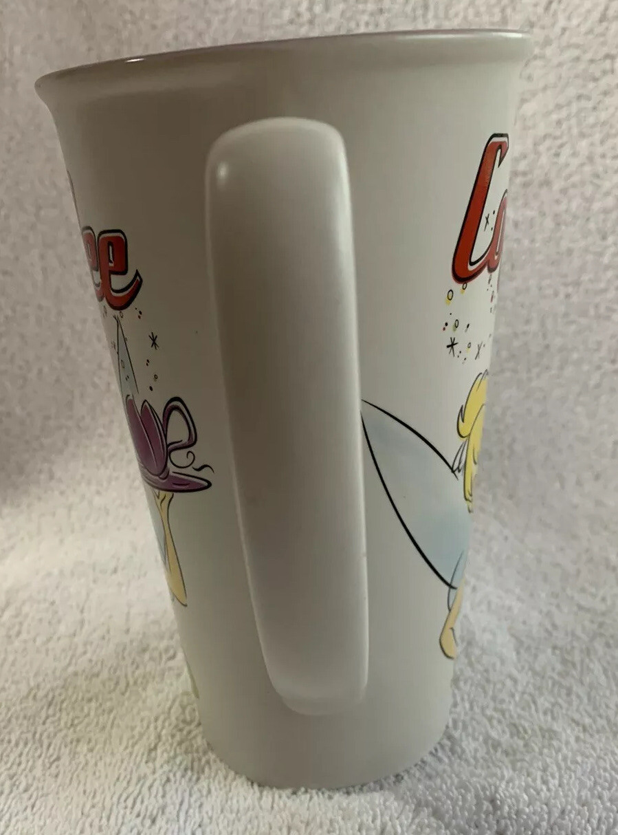Tinkerbell Coffee Mug Tea Cup Tall Collectible Disney Store Tinker Bell ...